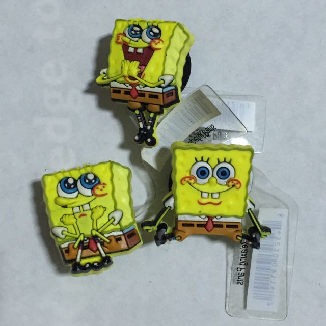 BN Crocs Jibbitz SpongeBob Characters, Everything Else on Carousell