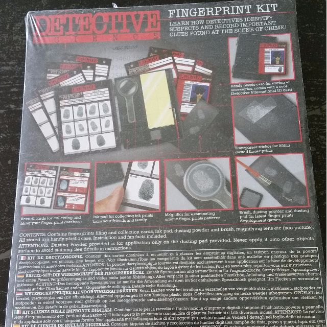 Detective Science, Fingerprint kit, Hobbies & Toys, Books & Magazines ...