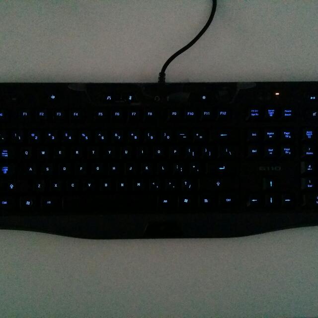 Logitech G110 Gaming Keyboard Computers And Tech Parts And Accessories Networking On Carousell