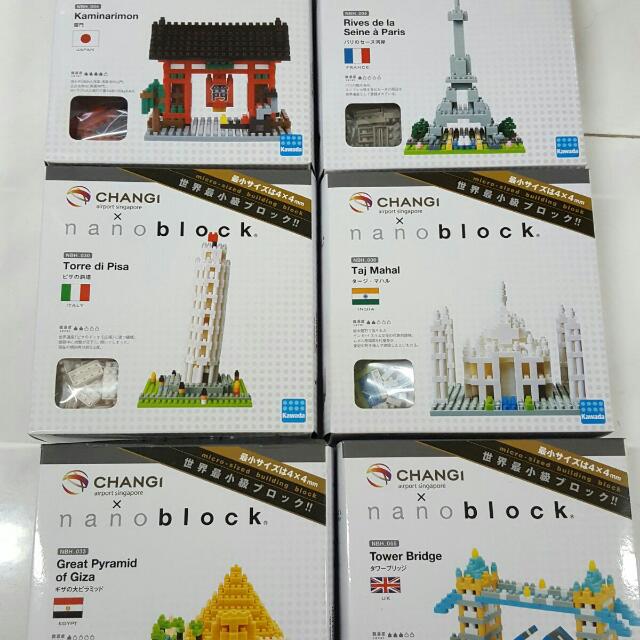 Nanoblock Lego - Changi Airport complete set, Hobbies & Toys, Toys & Games on Carousell