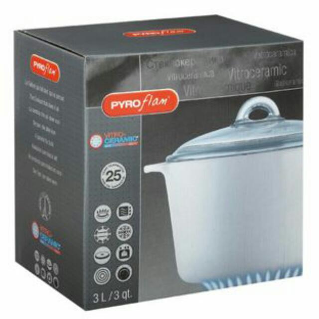 Pyrex Pyroflam Round Casserole Dish - 3 Litres., TV & Home Appliances ...