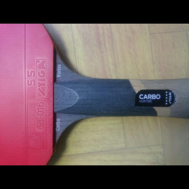 STIGA Carbo Vortex Table Tennis Racquet, Sports Equipment, Sports ...