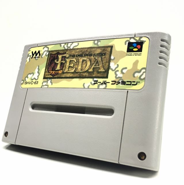 Super Famicom - FEDA The Emblem Of Justice, Hobbies & Toys, Toys ...