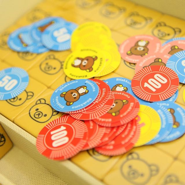 Top Quality Authentic San-X Rilakkuma Mahjong Set Super Cute ...
