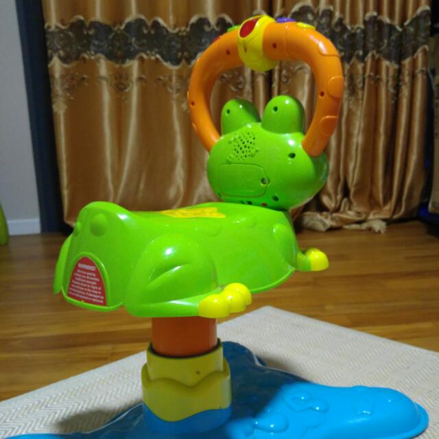 Vtech Bounce And Discover Frog, Babies & Kids, Infant Playtime on Carousell