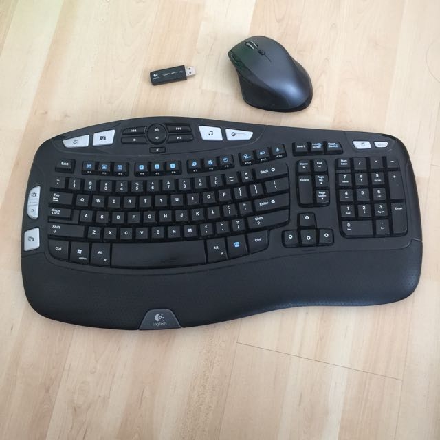 Wireless Logitech Keyboard And Mouse Set Computers And Tech Parts And Accessories Networking On