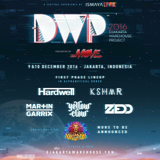 DJAKATA Warehouse project (DWP) 2016 VIP Ticket, Tickets & Vouchers ...