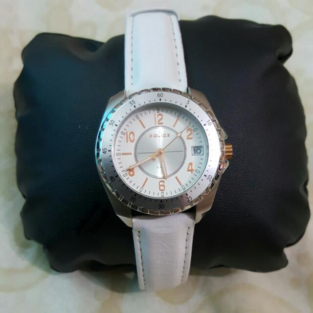 Police ladies' watch (white and silver), Women's Fashion, Watches ...