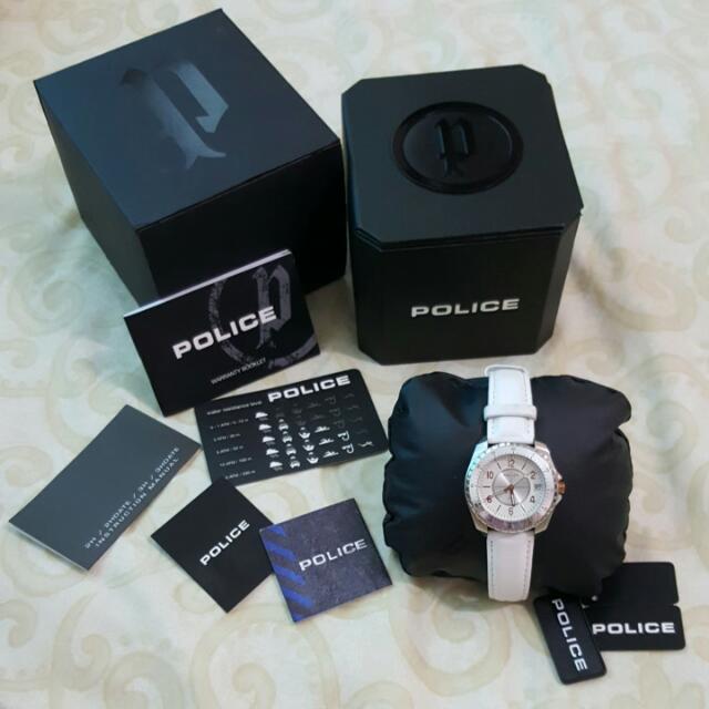 Police ladies' watch (white and silver), Women's Fashion, Watches ...