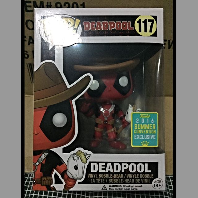 [reserved] Marvel Funko Pop! - Deadpool w/ Cowboy Hat & Horse, Hobbies ...