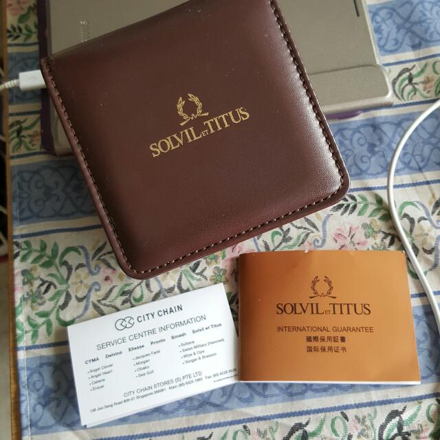 Solvil Titus Watch, Furniture & Home Living, Home Decor, Clocks on ...