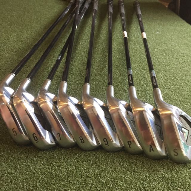Xxio Forged Irons Graphite Shafts 5-P,A,S, Sports Equipment, Sports ...