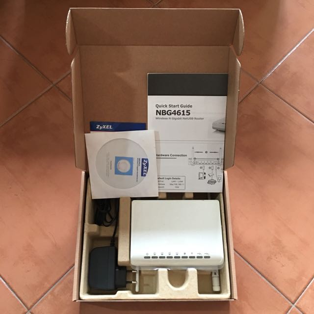 ZyXEL NBG4615 Wireless N GIgabit NetUSB Router, Computers & Tech, Parts ...