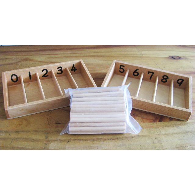 'Reserved' BN Montessori Mathematics Preschool Counting Spindle Boxes ...