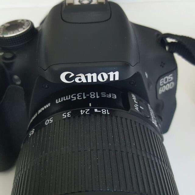 Cannon DSLR EOS 600D, Photography, Cameras on Carousell
