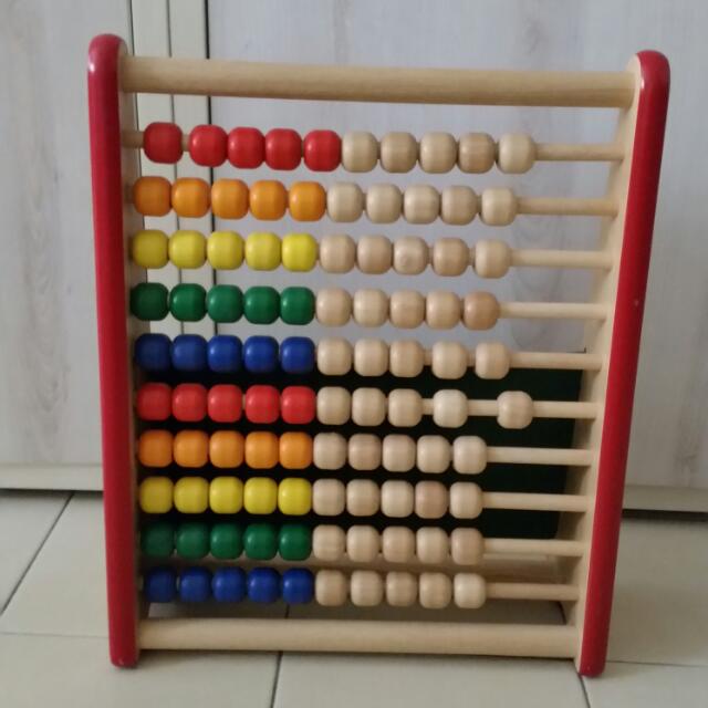 Colourful abacus, Hobbies & Toys, Toys & Games on Carousell