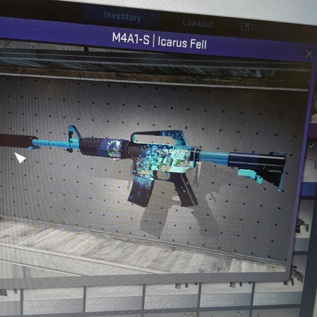 M4-A1s Icarus Fell Cs Go, Hobbies & Toys, Toys & Games on Carousell