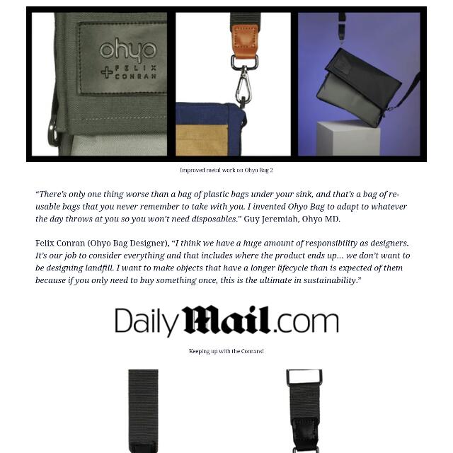 Ohyo Bag 2, Men's Fashion, Bags, Sling Bags on Carousell