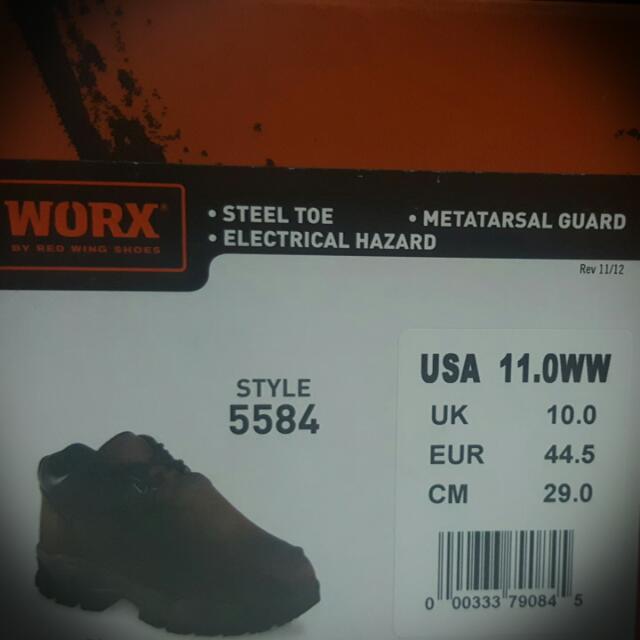 Red Wing Safety Boot Worx 5584, Men's Fashion, Footwear, Boots on Carousell