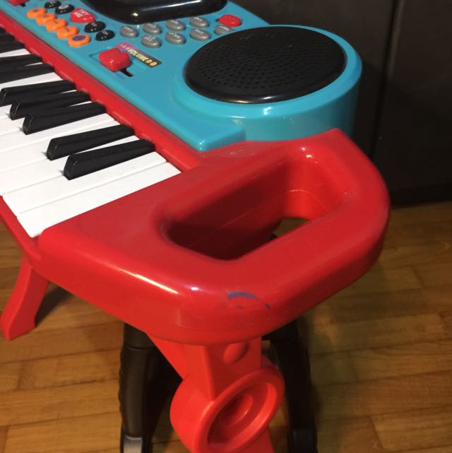 ELC Keyboard And Stool, Hobbies & Toys, Toys & Games on Carousell