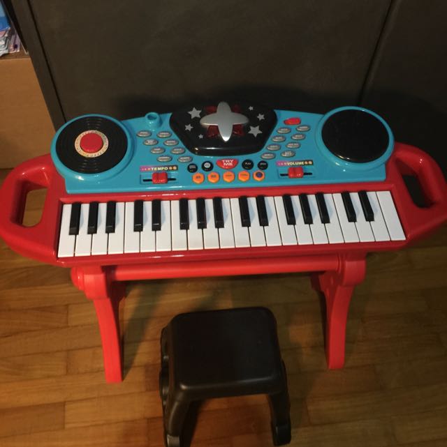 ELC Keyboard And Stool, Hobbies & Toys, Toys & Games on Carousell