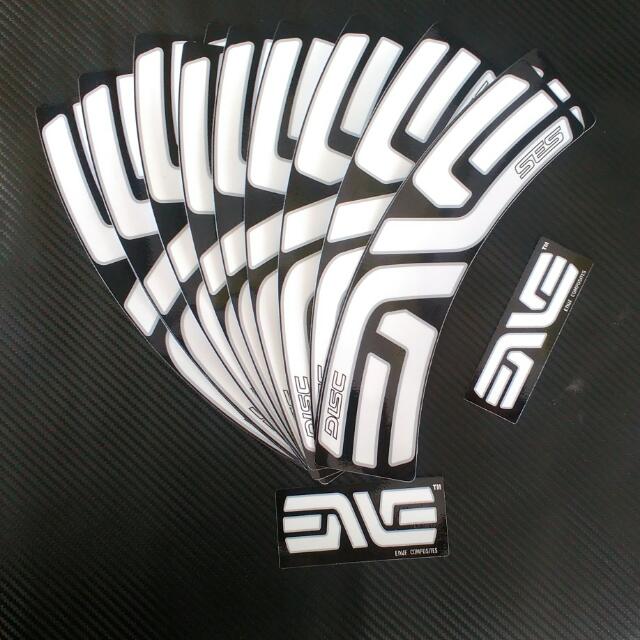 Enve SES 700 Road Bike Rims Decals White Black, Sports Equipment ...