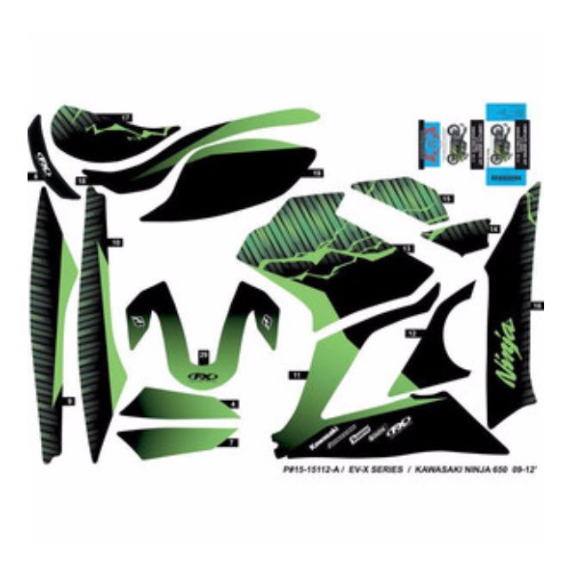 Kawasaki Ninja 650 Graphic Kit, Motorcycles on Carousell