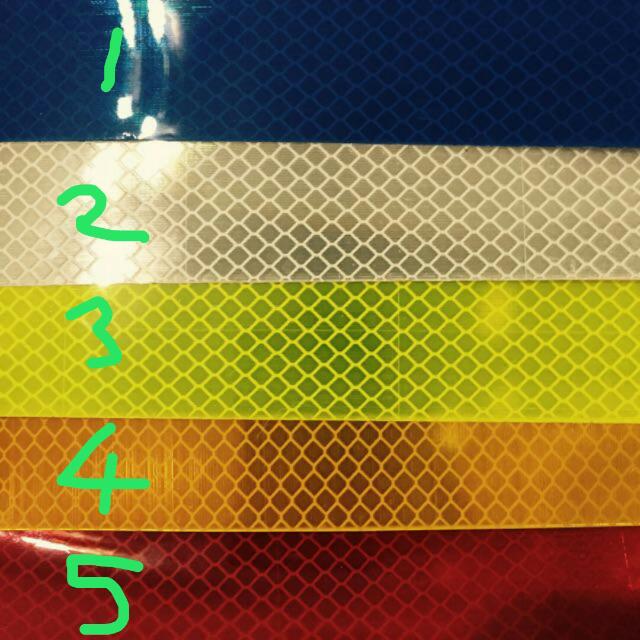 3M Diamond Grade Reflective Safety Stickers for bikes/van/car/lorry/MPV ...