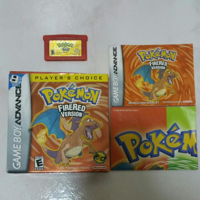 Pokemon Fire red Version, Hobbies & Toys, Toys & Games on Carousell