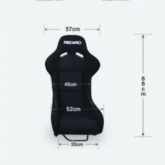 Replica Recaro Sports Seat, Car Accessories on Carousell