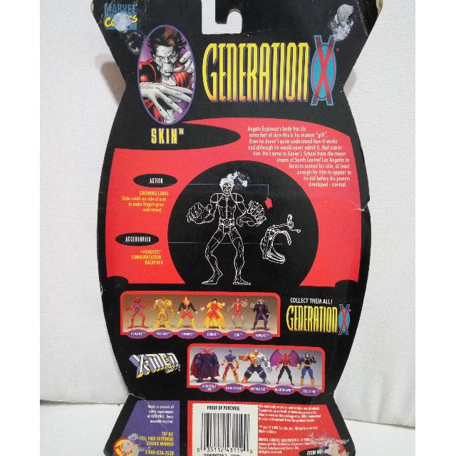Vintage Marvel Comics X-Men Generation X Skin with Growing Fingers ...