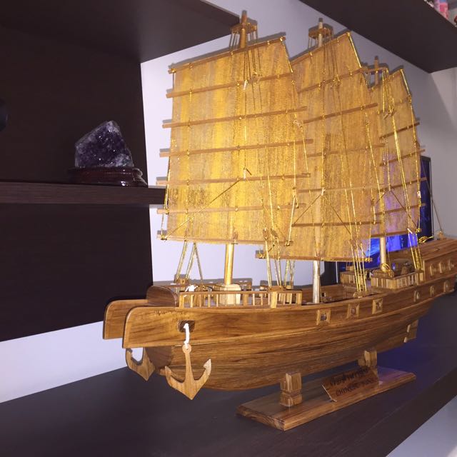 Feng Shui Wealth Sailing Ship, Hobbies & Toys, Memorabilia ...