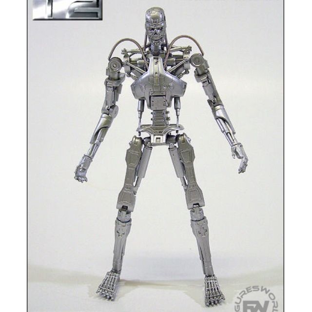 Aoshima 1/12 Scale Model Figure T-800 Terminator Endoskeleton with Fire ...