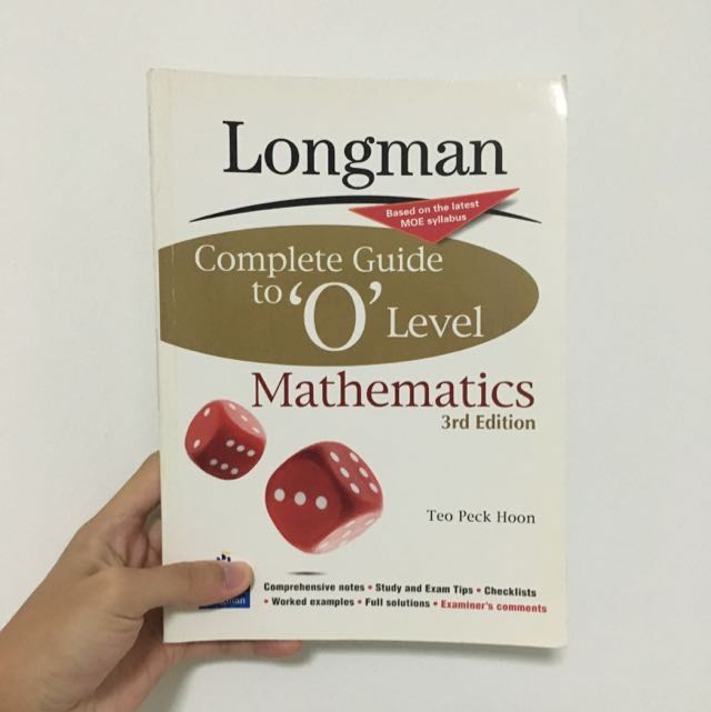 Longman Complete Guide to 'O' Level Mathematics 3rd Edition (2009 ...