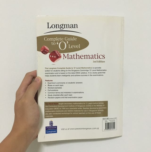 Longman Complete Guide to 'O' Level Mathematics 3rd Edition (2009 ...