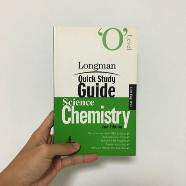 Longman Quick Study Guide Science Chemistry, Hobbies & Toys, Books ...