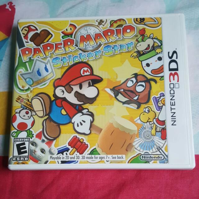 Paper Mario Sticker Star (3DS Game), Hobbies & Toys, Toys & Games on ...