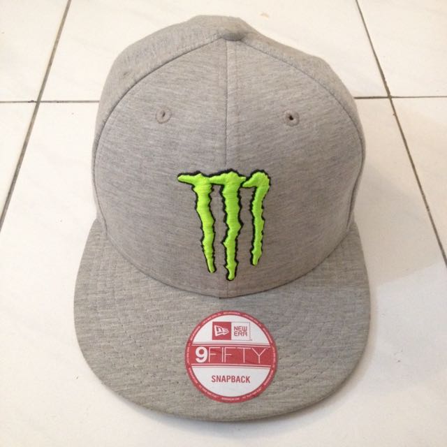 RARE ORIGINAL MONSTER New Era Rider Hat (snapback), Men's Fashion, Watches & Accessories, Cap ...