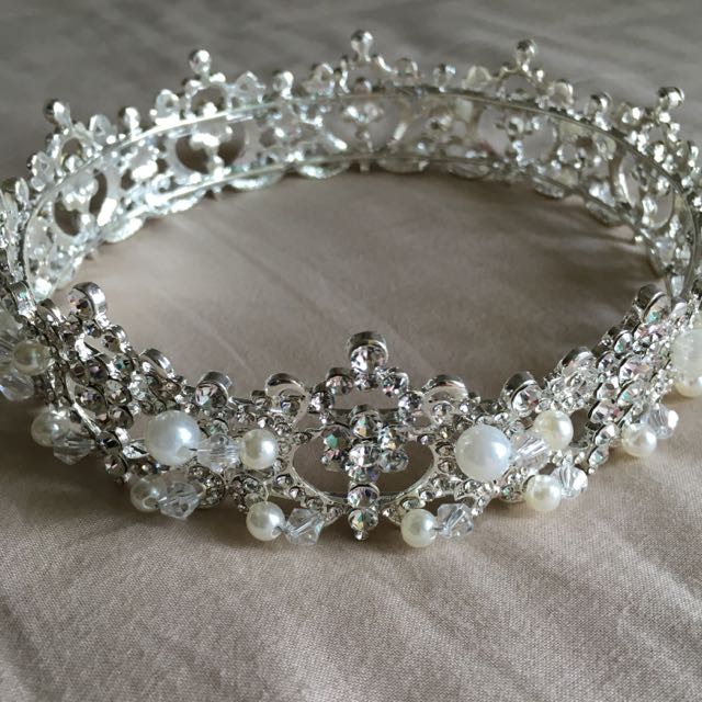Diamond Princess Crown Tiara, Women's Fashion, Jewelry & Organisers ...