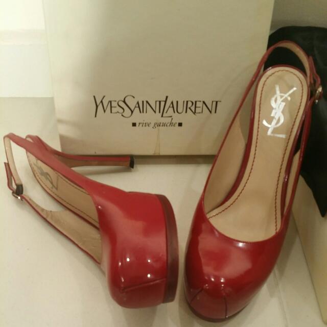 YSL, Red Killer Heels For Your Fun Date!, Women's Fashion, Footwear ...