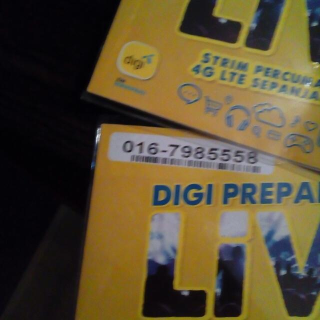 digi sim card vip number, Computers & Tech, Parts & Accessories ...