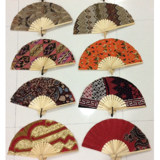 Kipas Batik for souvenirs / berkat, Everything Else on Carousell