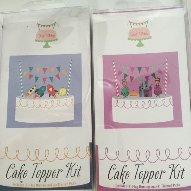 Cake Topper Kit, Hobbies & Toys, Stationery & Craft, Occasions & Party ...