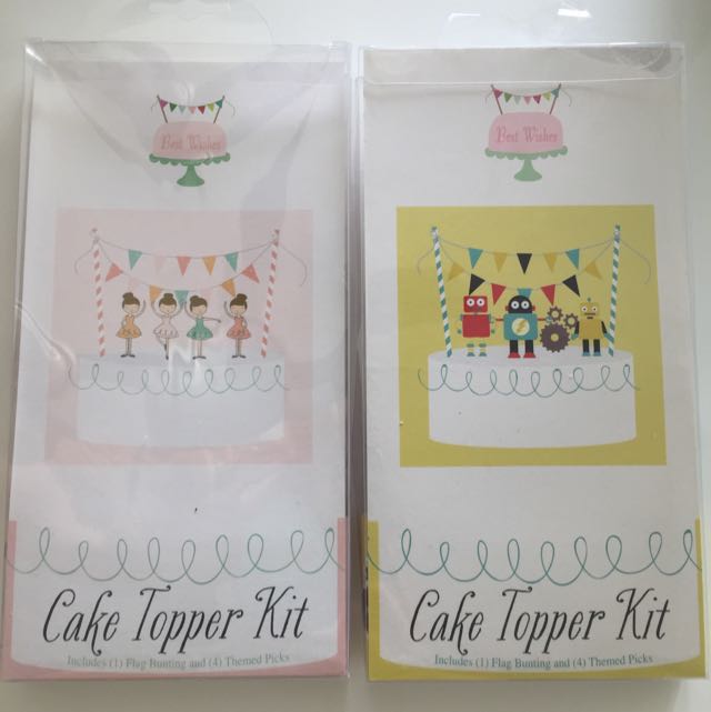 Cake Topper Kit, Hobbies & Toys, Stationery & Craft, Occasions & Party ...