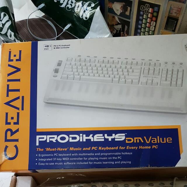 Creative Prodikeys DM Value Keyboard, Hobbies & Toys, Music & Media ...