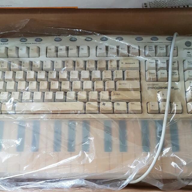 Creative Prodikeys DM Value Keyboard, Hobbies & Toys, Music & Media ...
