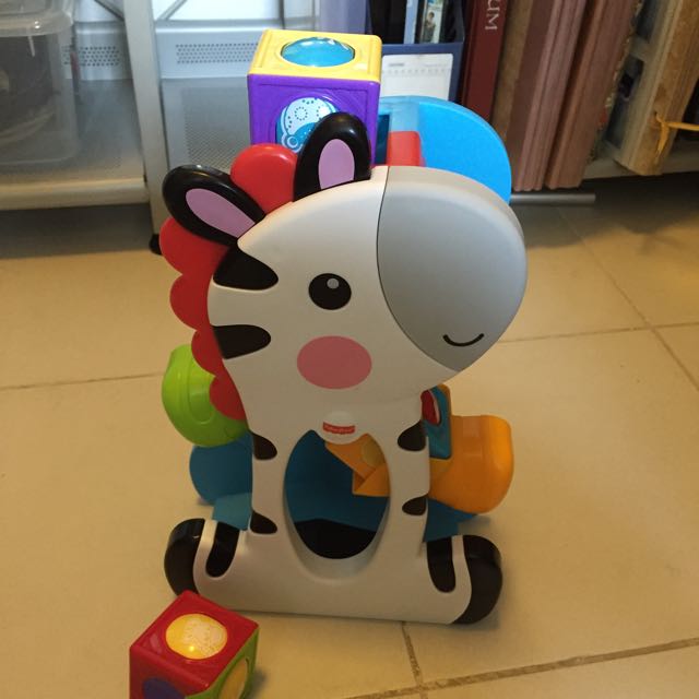 Fisher Price Cube Tumbling Zebra Toy, Babies & Kids, Infant Playtime on ...