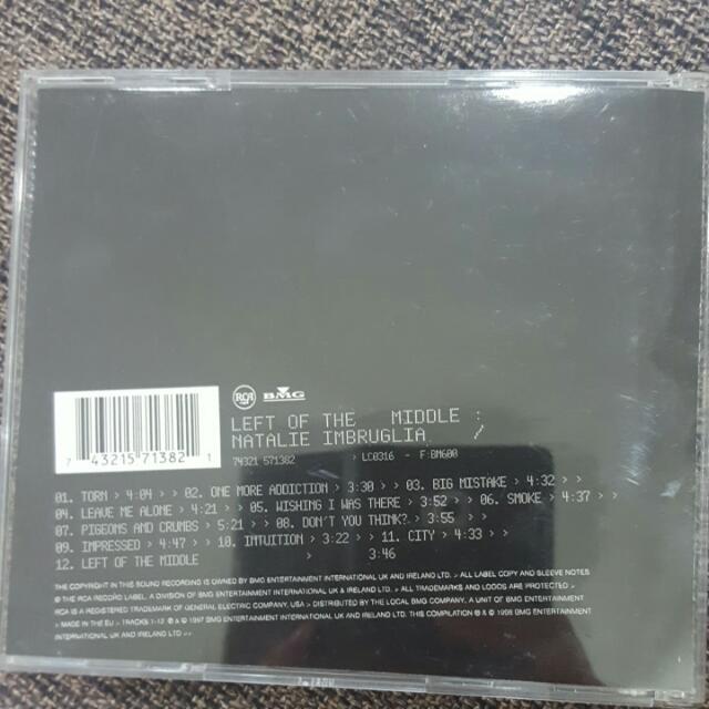 CD - Left Of The Middle, Natalie Imbruglia, Hobbies & Toys, Music ...