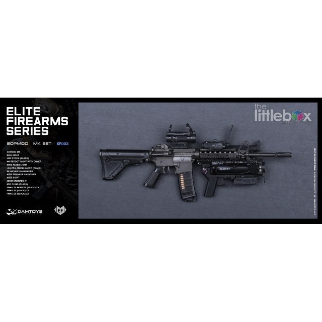 DAMTOYS ELITE FIREARMS SERIES 1/6 SOPMOD M4 SET & SOPMOD II M4 SET ...
