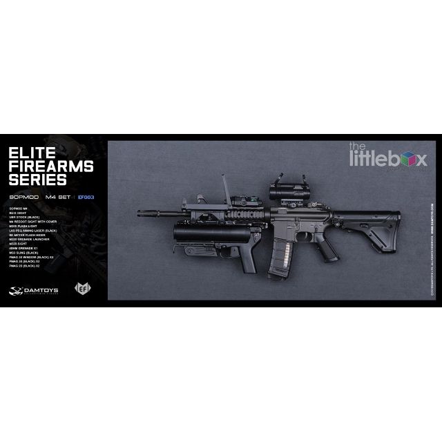 DAMTOYS ELITE FIREARMS SERIES 1/6 SOPMOD M4 SET & SOPMOD II M4 SET ...